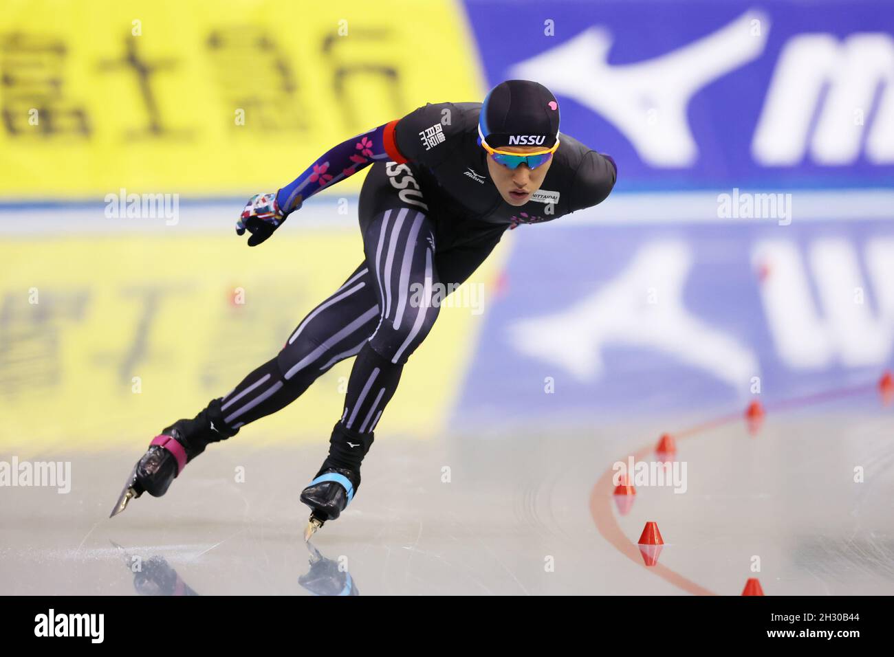 Nagano, Japan. 22nd Oct, 2021. Taiyo Morino Speed Skating : The 28th ...