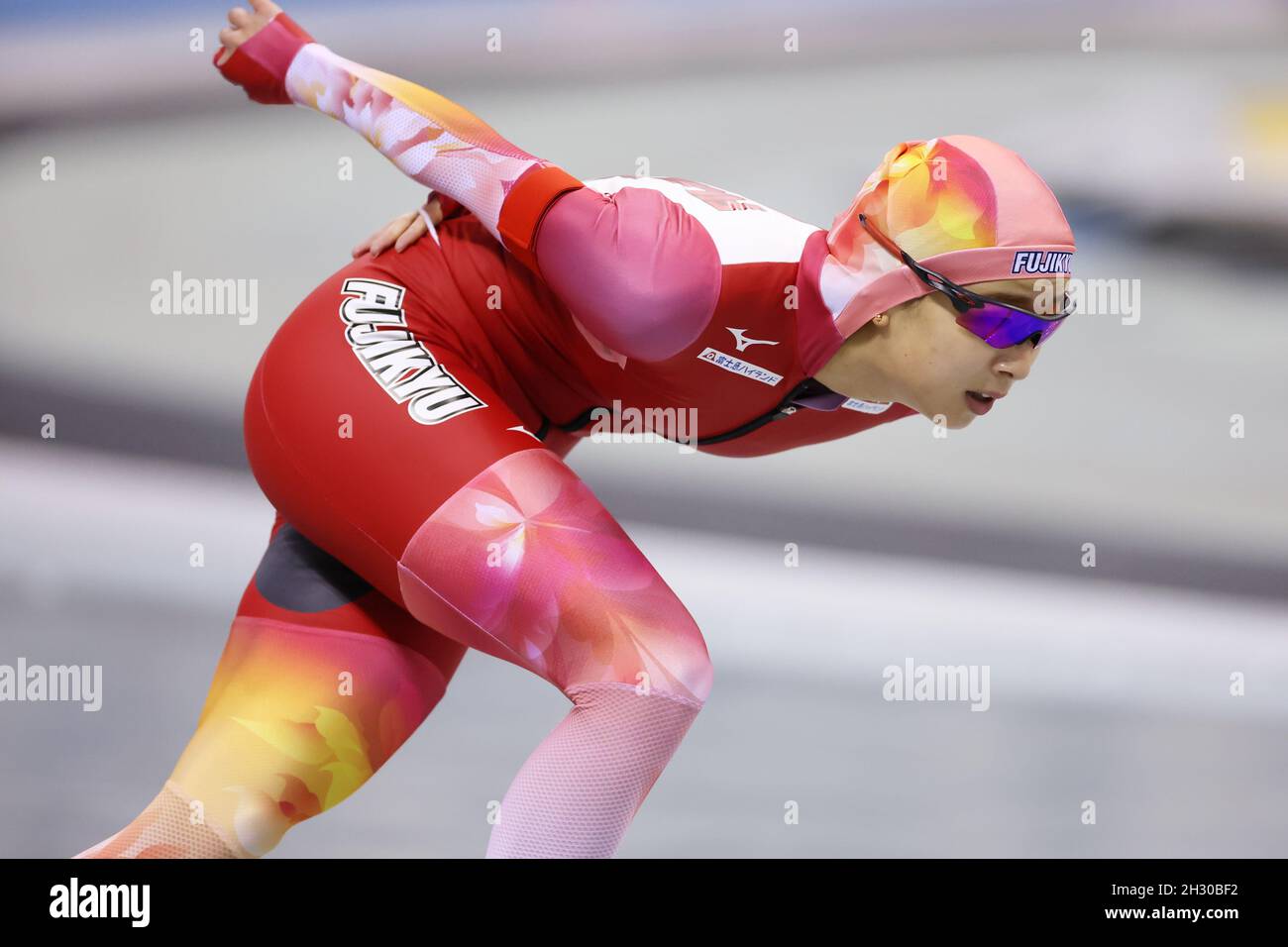Nagano, Japan. 24th Oct, 2021. Yuna Onodera Speed Skating : The 28th ...