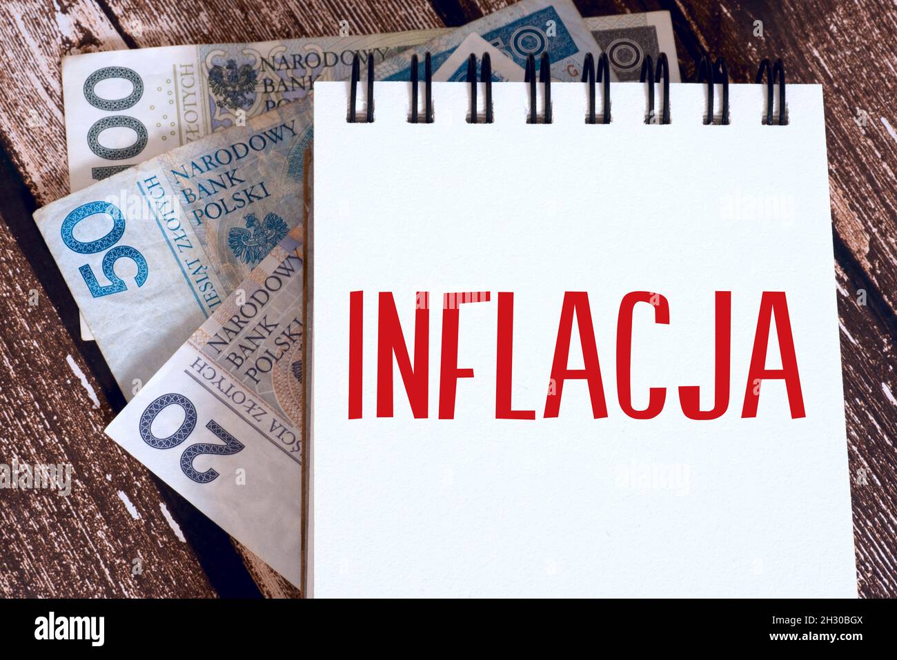Money Polish Zloty PLN and inflation in Poland Stock Photo - Alamy