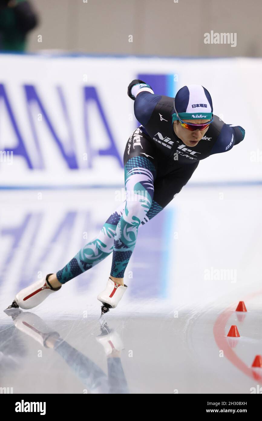 Nagano, Japan. 24th Oct, 2021. Takahiro Ito Speed Skating : The 28th ...