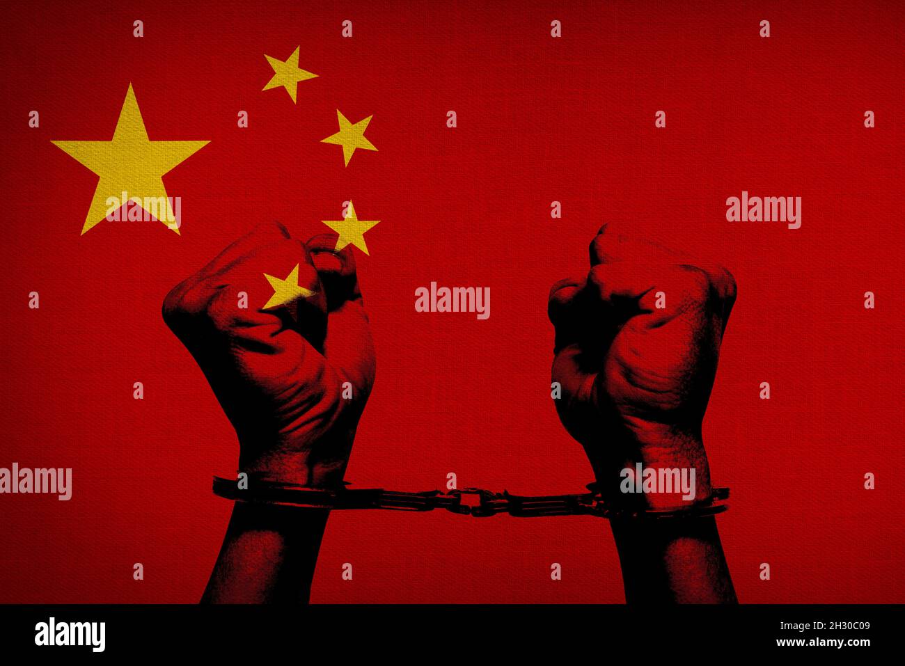 Chinese handcuffs hi-res stock photography and images - Alamy