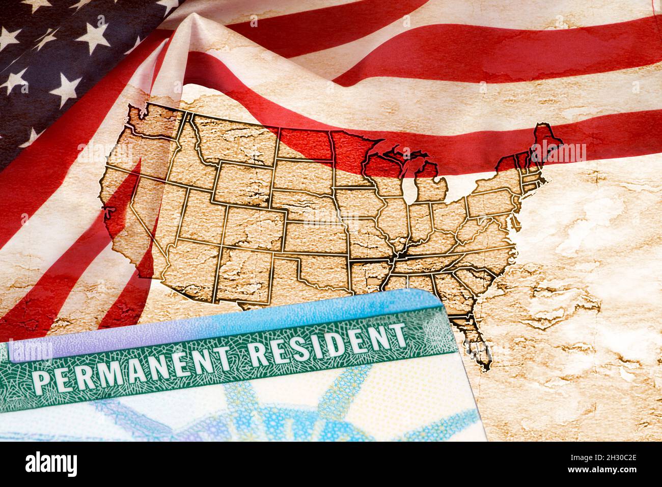 Permanent residence card hi-res stock photography and images - Alamy