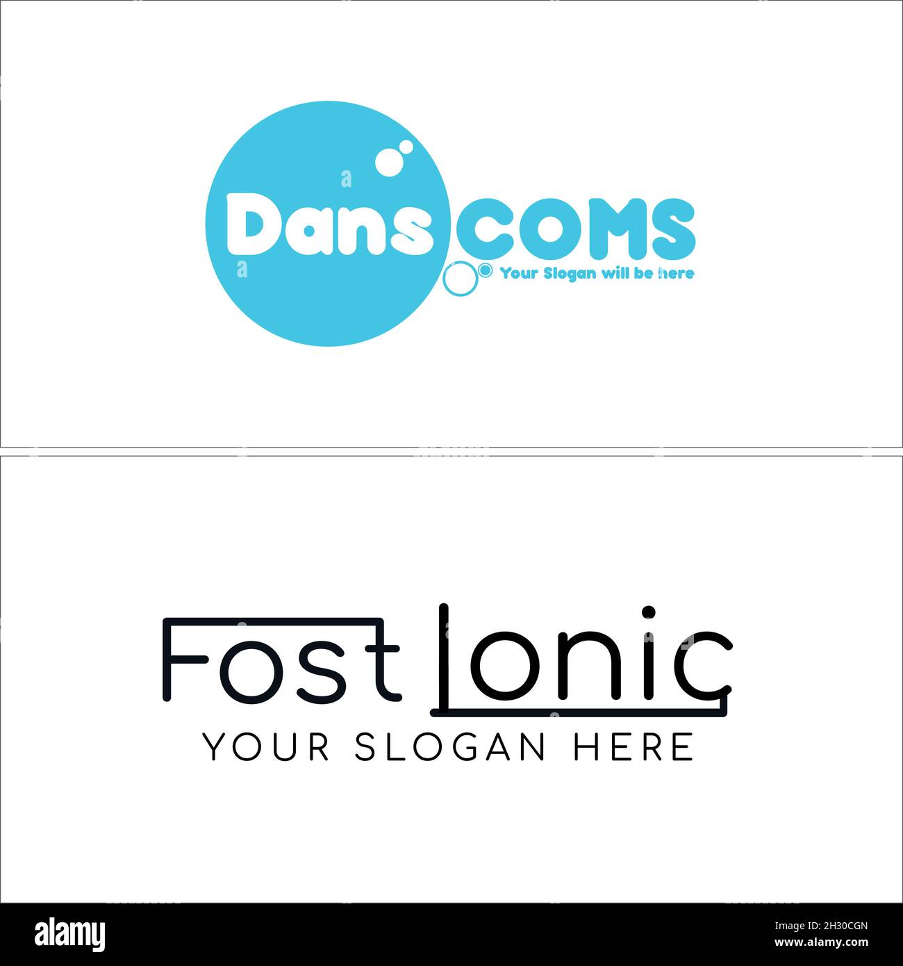 Word mark logo design hi-res stock photography and images - Alamy