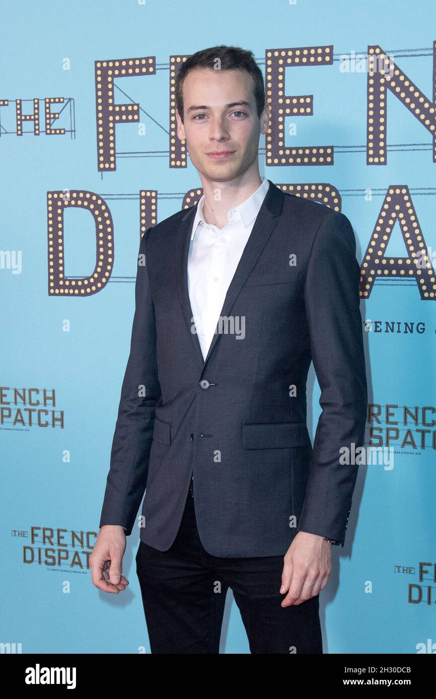 Paris, France, October 24, 2021. Louis Morin attending The French ...