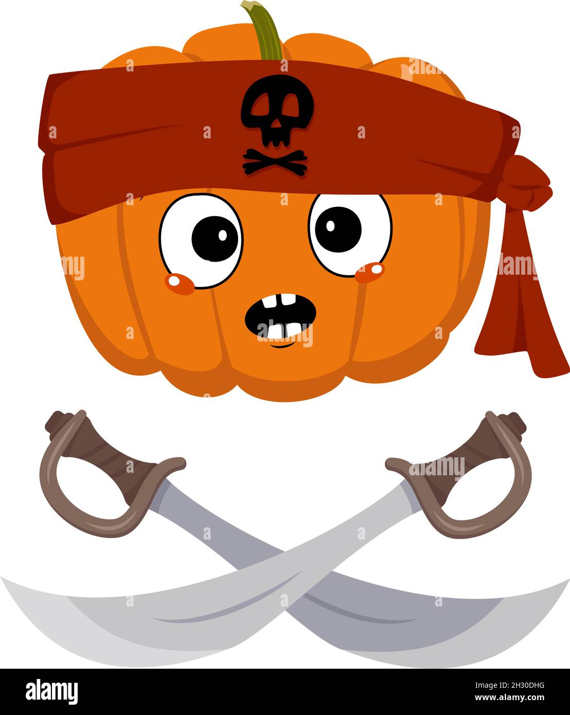 Cute face pirate in Cut Out Stock Images & Pictures - Alamy