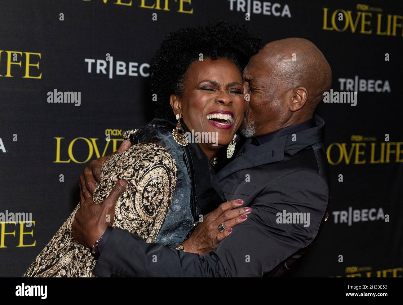 New York, NY - October 24, 2021: Janet Hubert and John Earl Jelks ...
