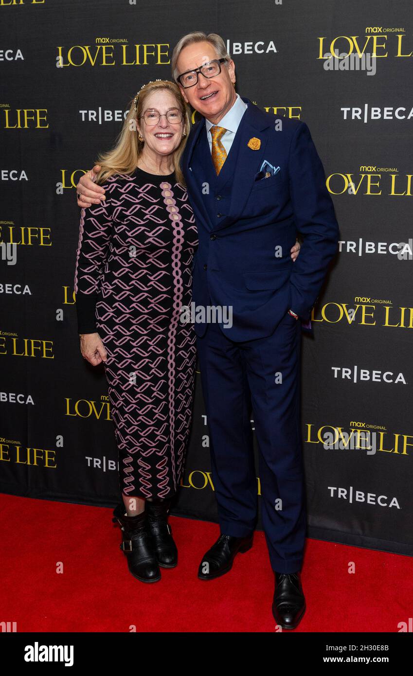 New York, NY - October 24, 2021: Laurie Feig and Paul Feig attend The ...