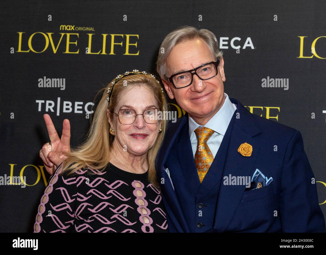 New York, NY - October 24, 2021: Laurie Feig and Paul Feig attend The ...