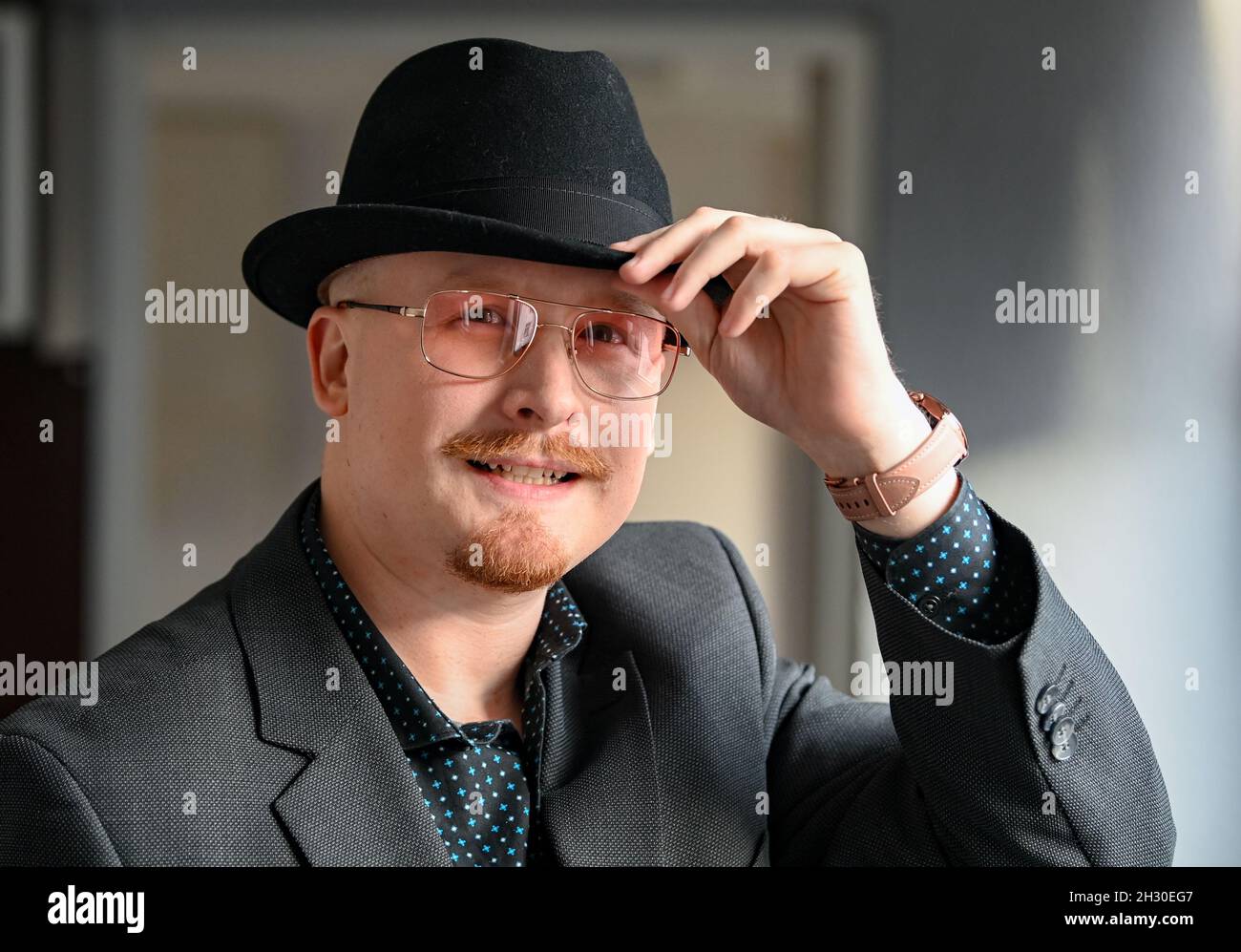 Berlin, Germany. 18th Oct, 2021. The musician Art Garfunkel jr., son of ...