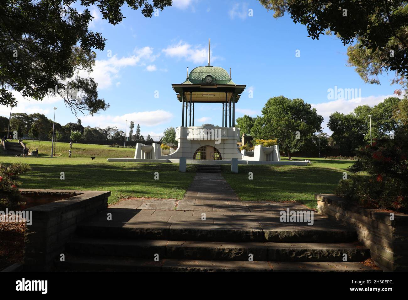 Rotunda at Yeo Park, Ashfield, Sydney, NSW, Australia Stock Photo - Alamy