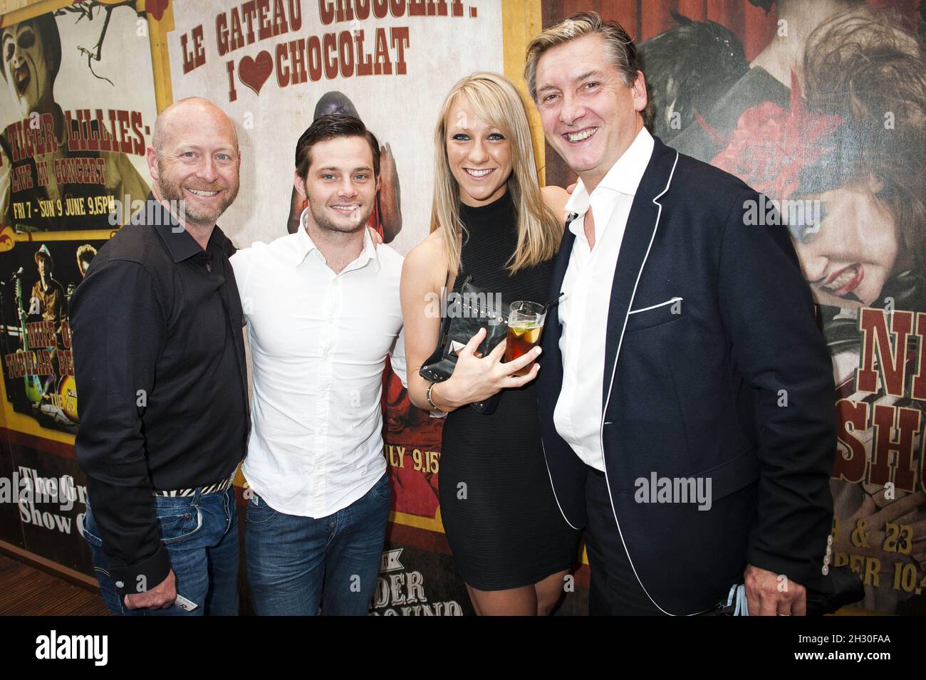 Robin Cousins and Chloe Madeley and guests at the opening night of ...