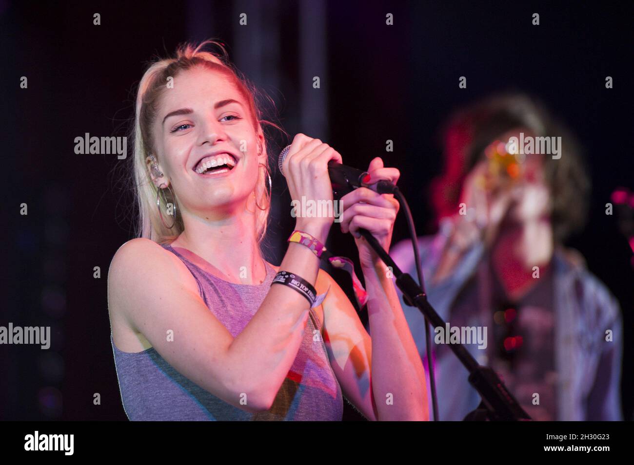 Hannah Reid of London Grammar performs live on stage during day 1 of ...