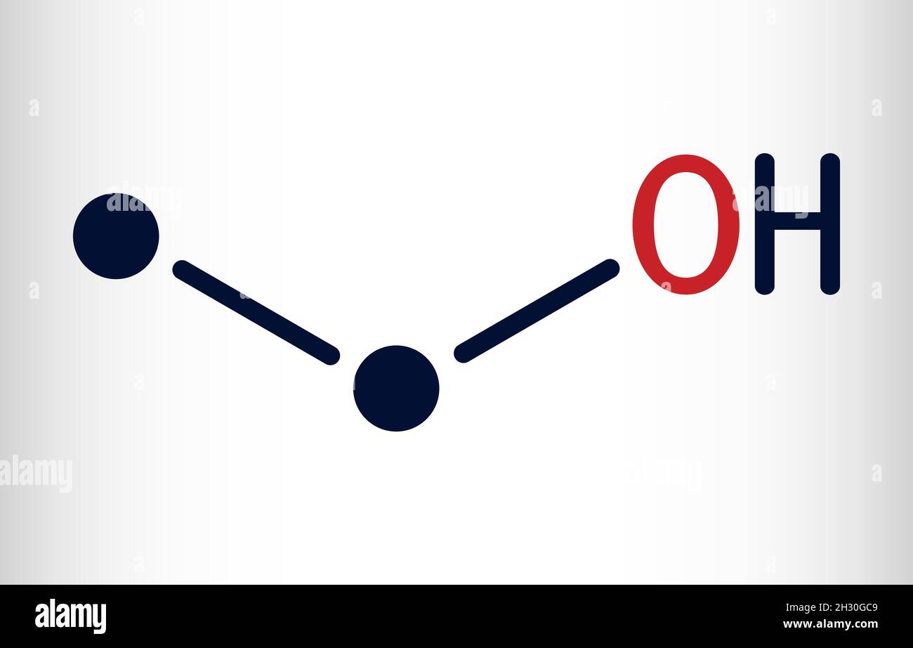 Ethanol Skeletal Structure