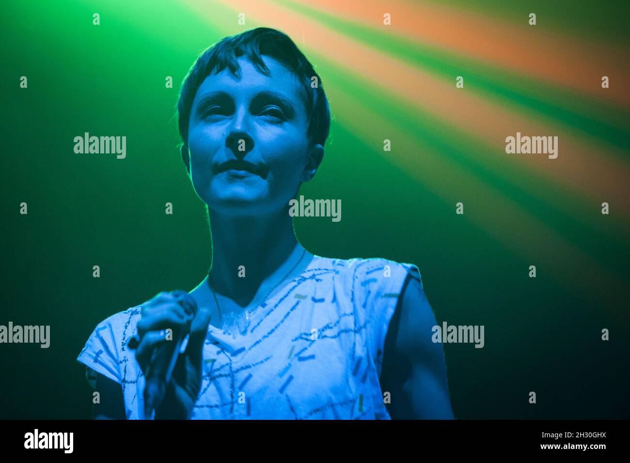 Channy Leaneage of Polica peforms live on stage on day 2 of End of The ...