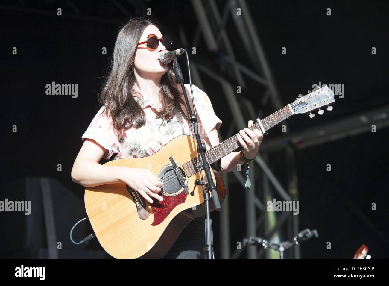 Jessica Staveley-Taylor of The Staves peforms live on stage on day 3 of ...