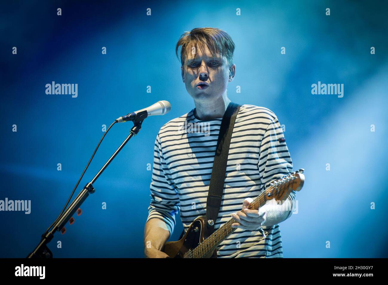 Alex Kapranos of Franz Ferdinand performs live on stage on Day 3 of ...