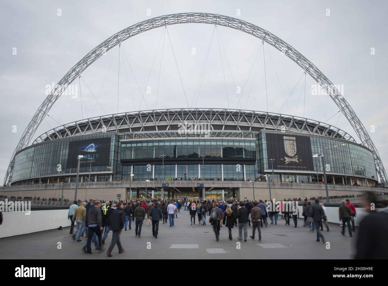 General View of Wembley Stadium, London Stock Photo - Alamy