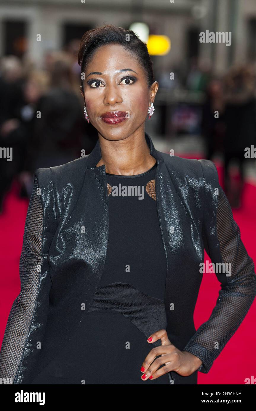 Nikki Amuka-Bird arrives at the screening of The Invisible Woman as ...
