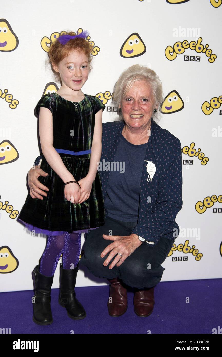 Cherry Cambell (Katie Morag) and Mairi Hedderwick attends the Katie ...