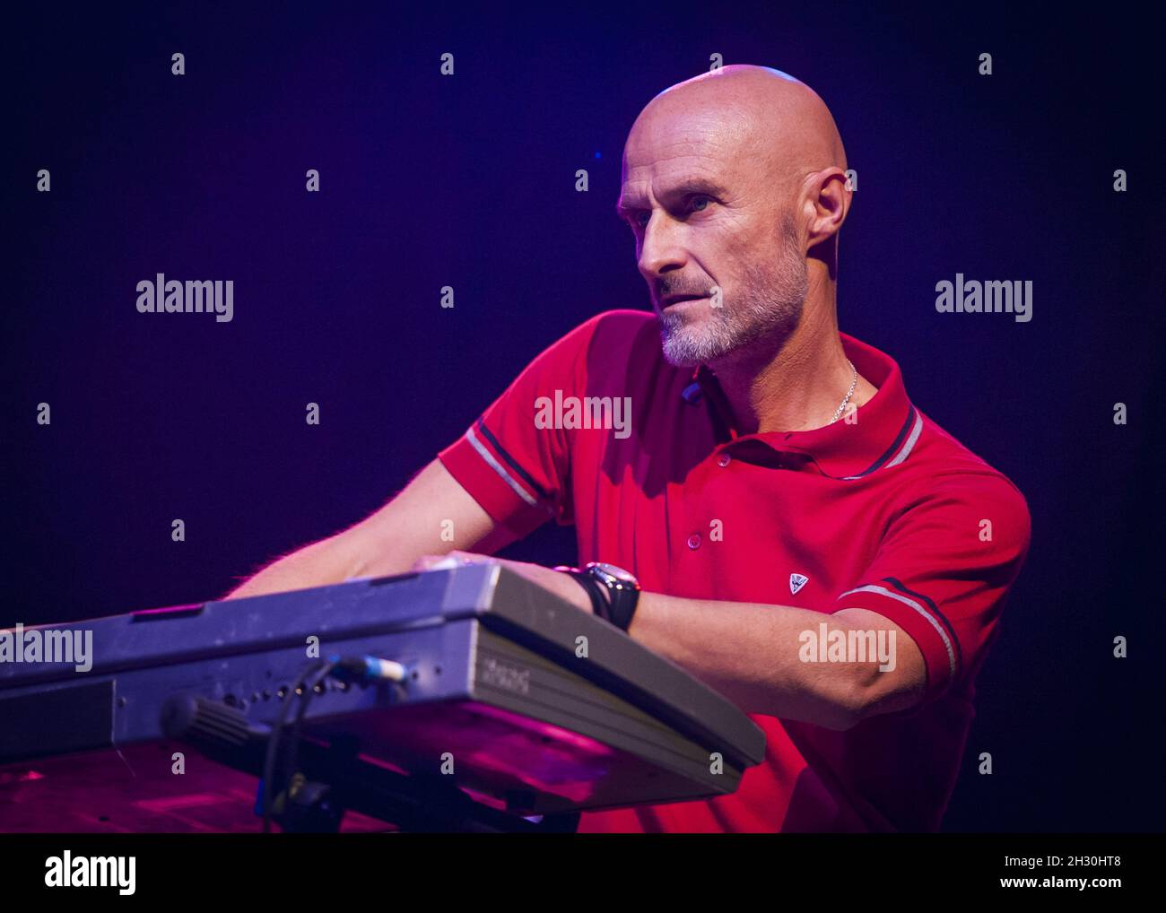 Paul Heard of M People plays live on stage at the Theatre Royal, Drury ...