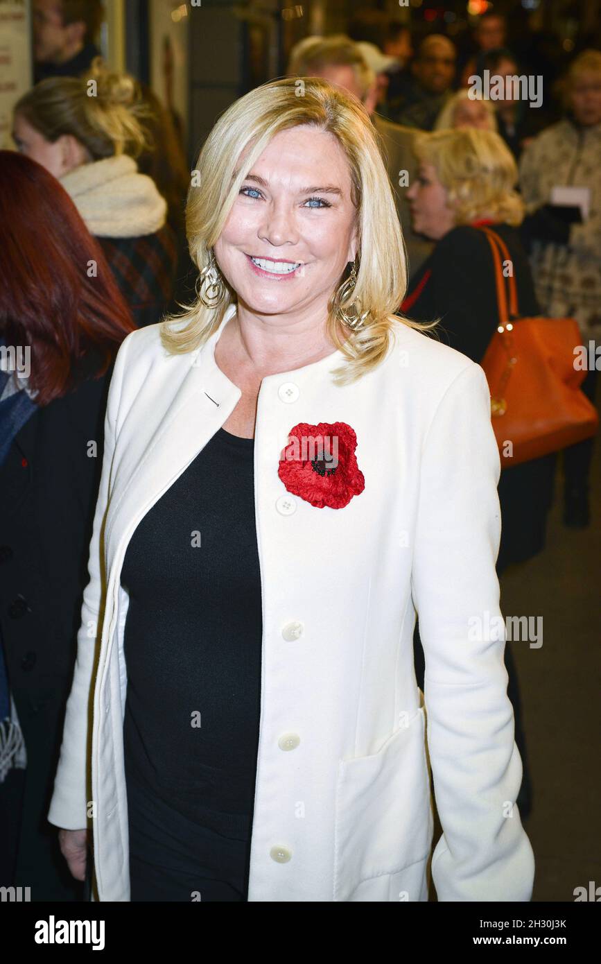Amanda Redman arrives at the opening night of Jeeves and Wooster ...