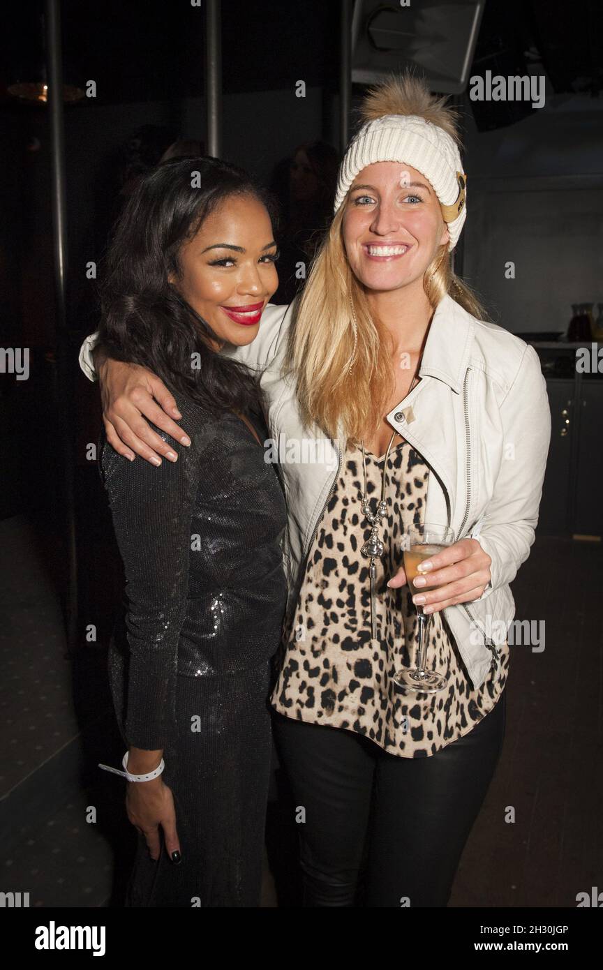 Sarah-Jane Crawford and Cheska Hull attend the Launch of DNA London, in ...