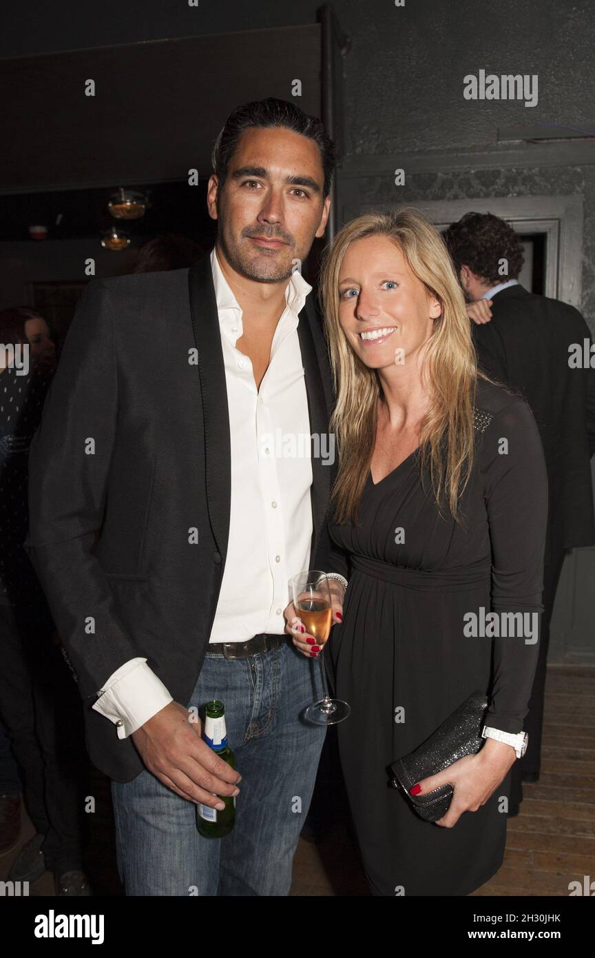 Howard Spooner and Lucy Sponer attend the Launch of DNA London, in ...