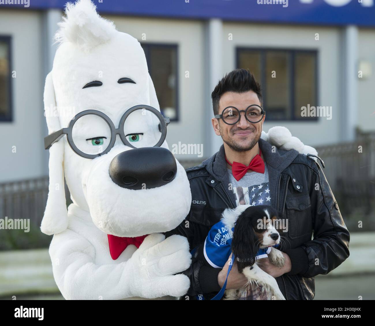 Peter Andre names two dogs at Battersea Dogs & Cats Home after the two ...
