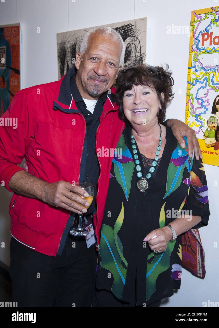 Derek Griffiths and Carol Chell attending the Playschool 50th ...