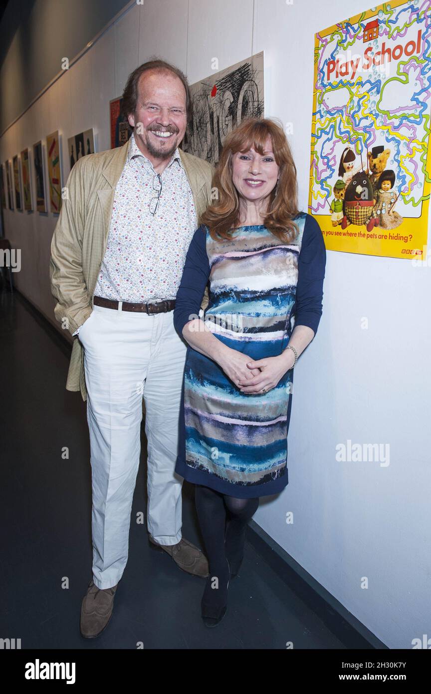 Stuart McGugan and Lucie Skeaping attending the Playschool 50th ...