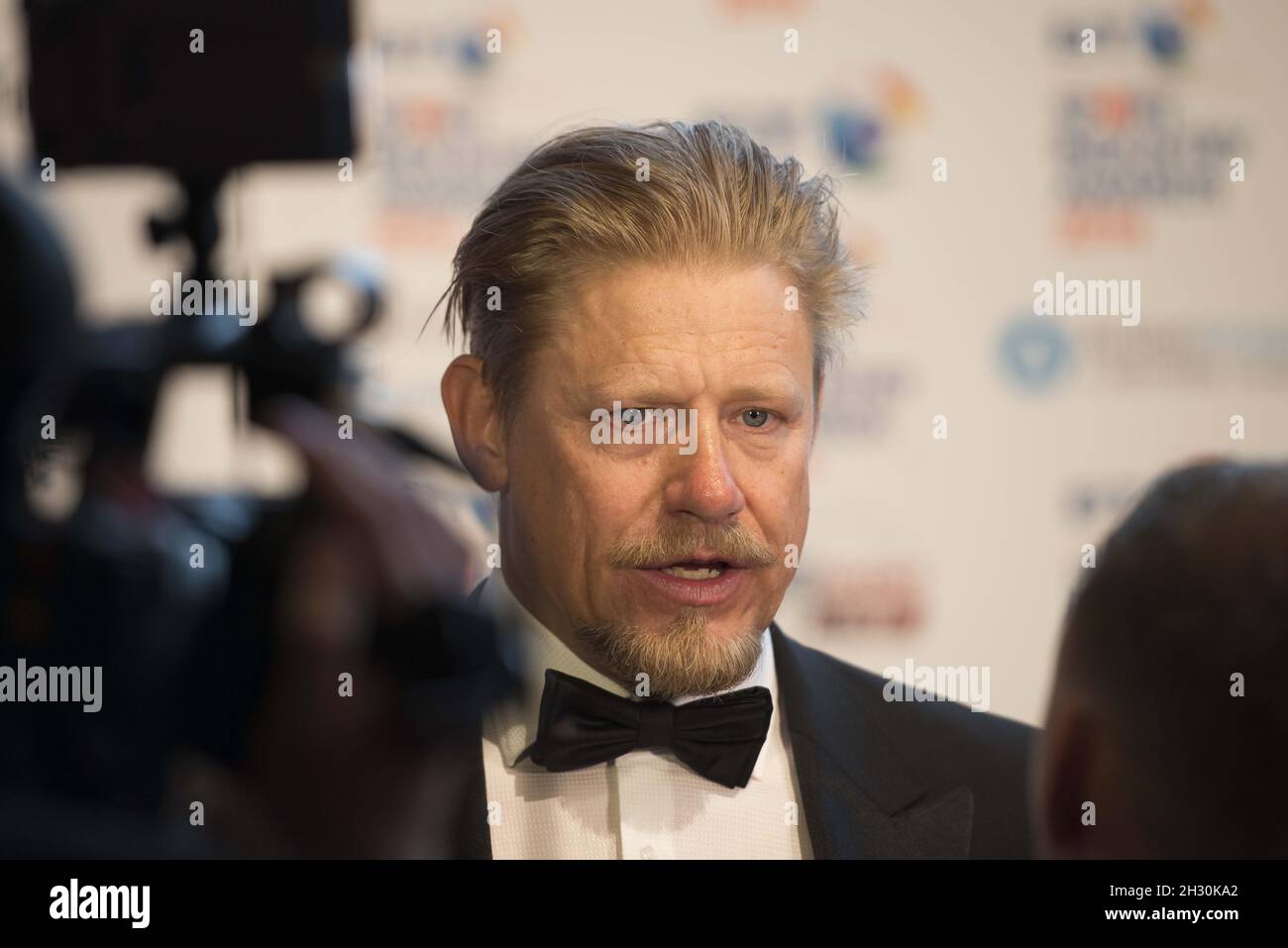Peter Schmeichel arriving at the BT Sport Industry Awards 2014 at ...