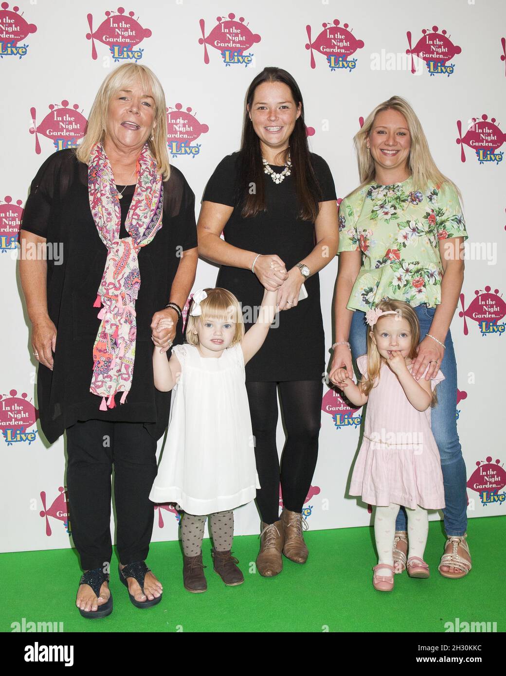 Linda Robson and family attending In The Night Garden Live Premiere at ...