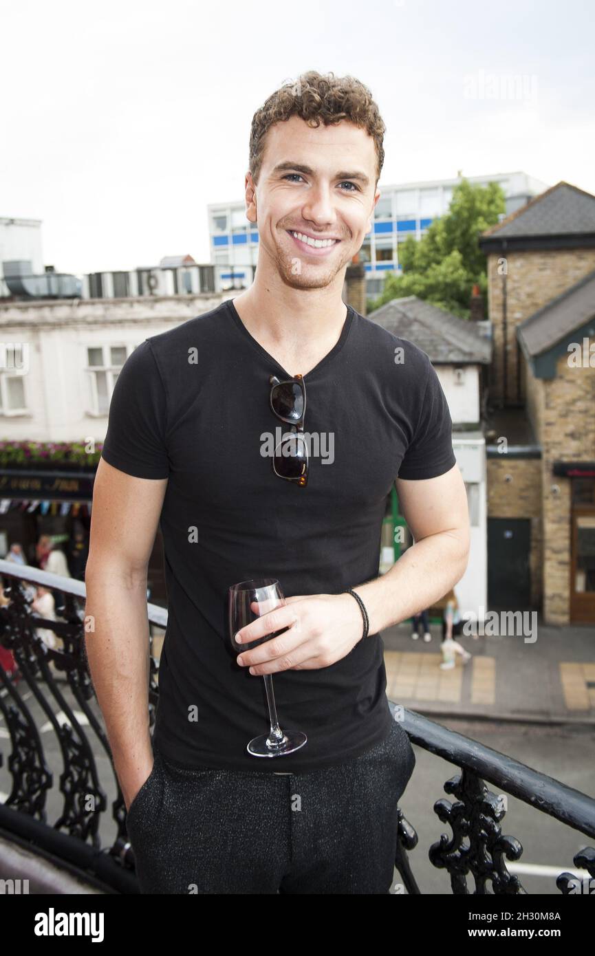 Richard Fleeshman attending 20th Century Boy opening night, at the New ...