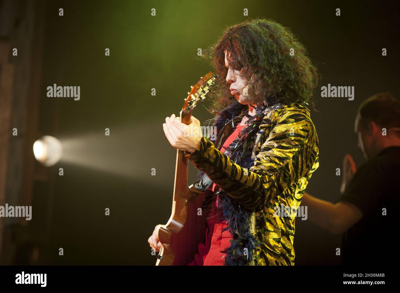 Warren Sollars performs as Marc Bolan in 20th Century Boy's opening ...