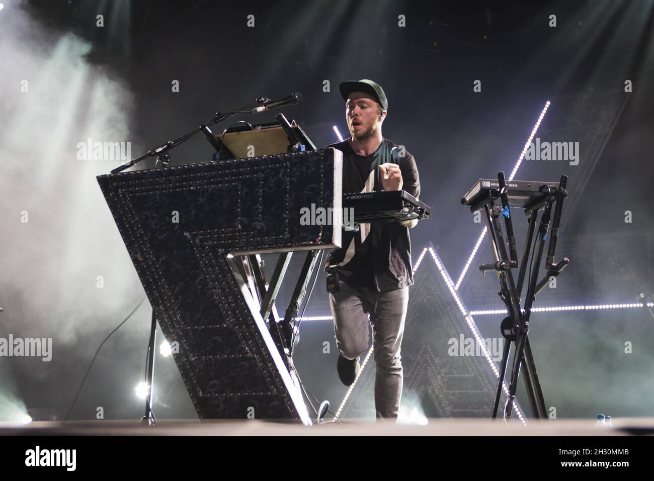 Martin Doherty of Chvrches performs live on stage as part of the Summer ...