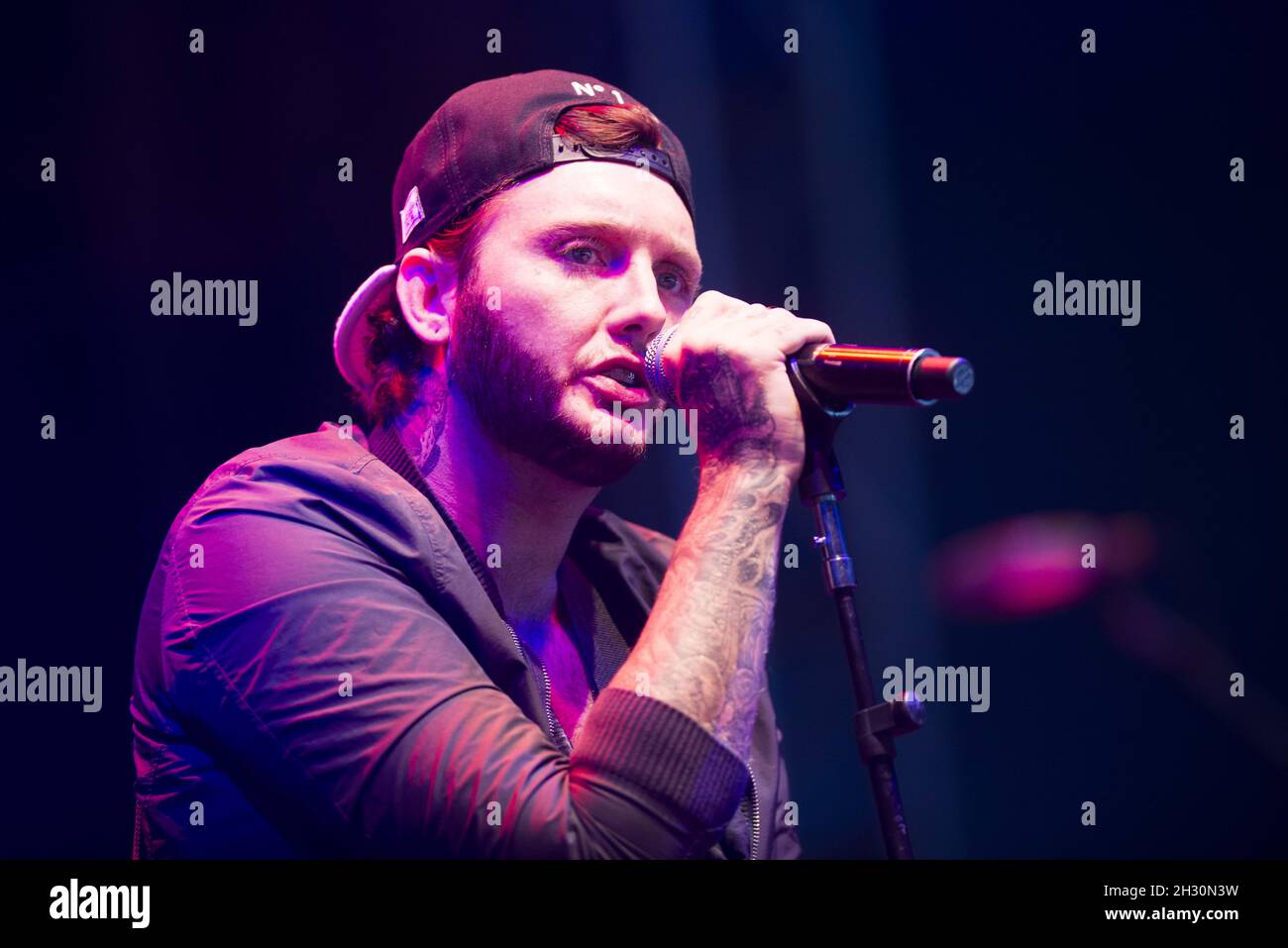James Arthur performs live on stage on day 1 of V Festival 2014 at ...