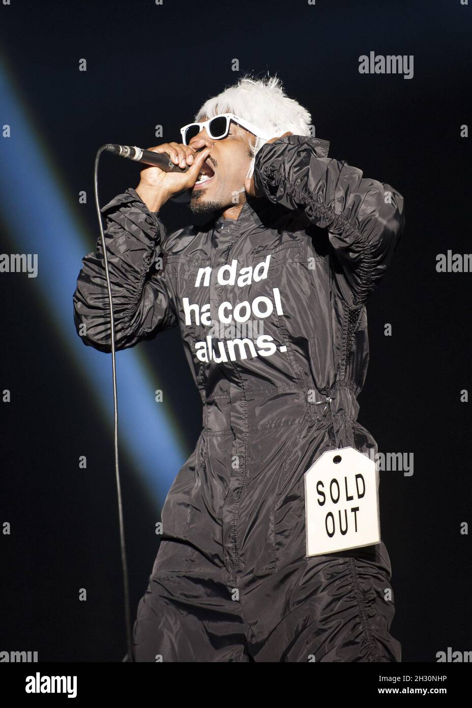 Andre 3000 (Andre Benjamin) of Outkast performs live on stage on day 2 ...