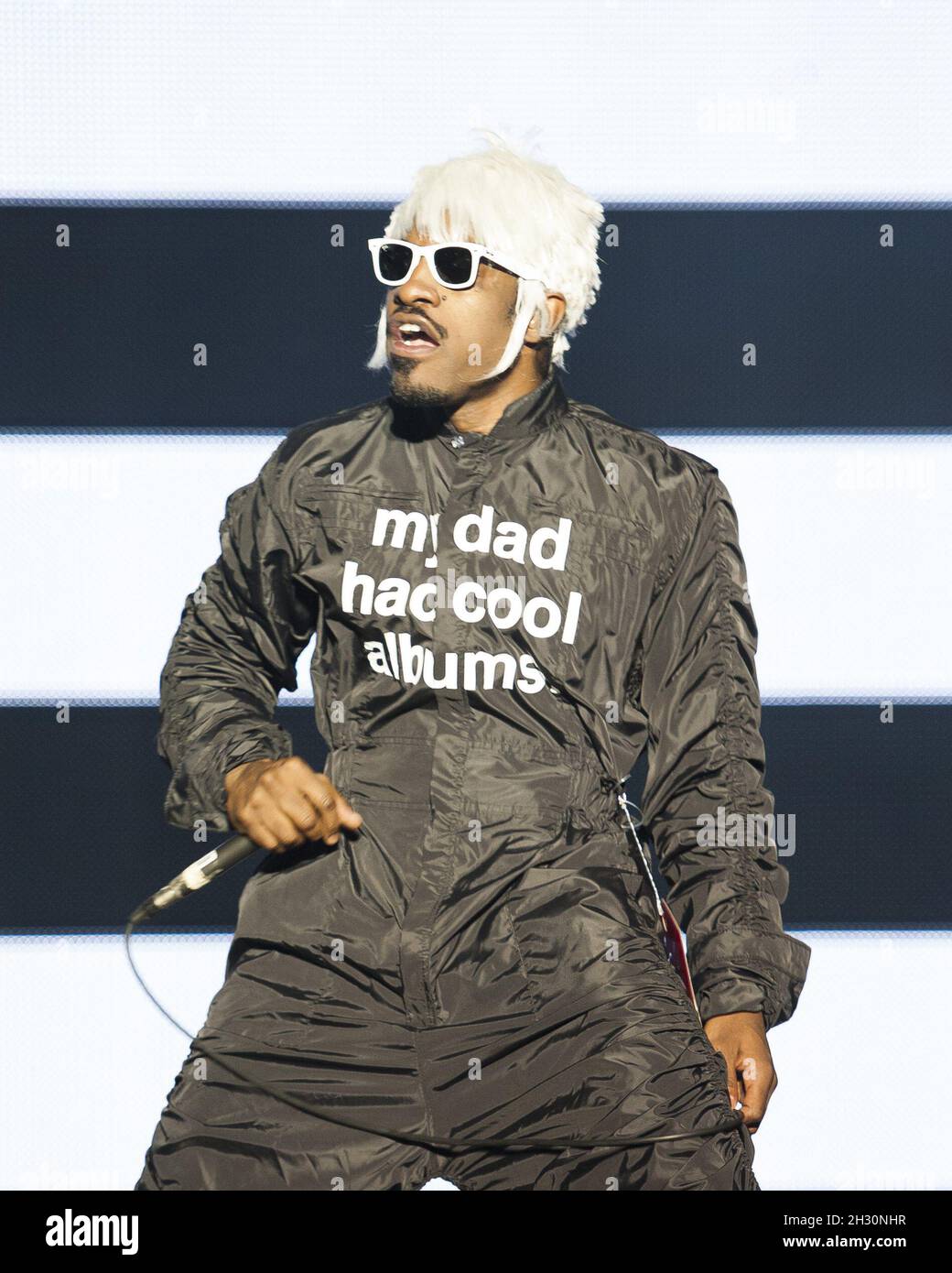 Andre 3000 (Andre Benjamin) of Outkast performs live on stage on day 2 ...