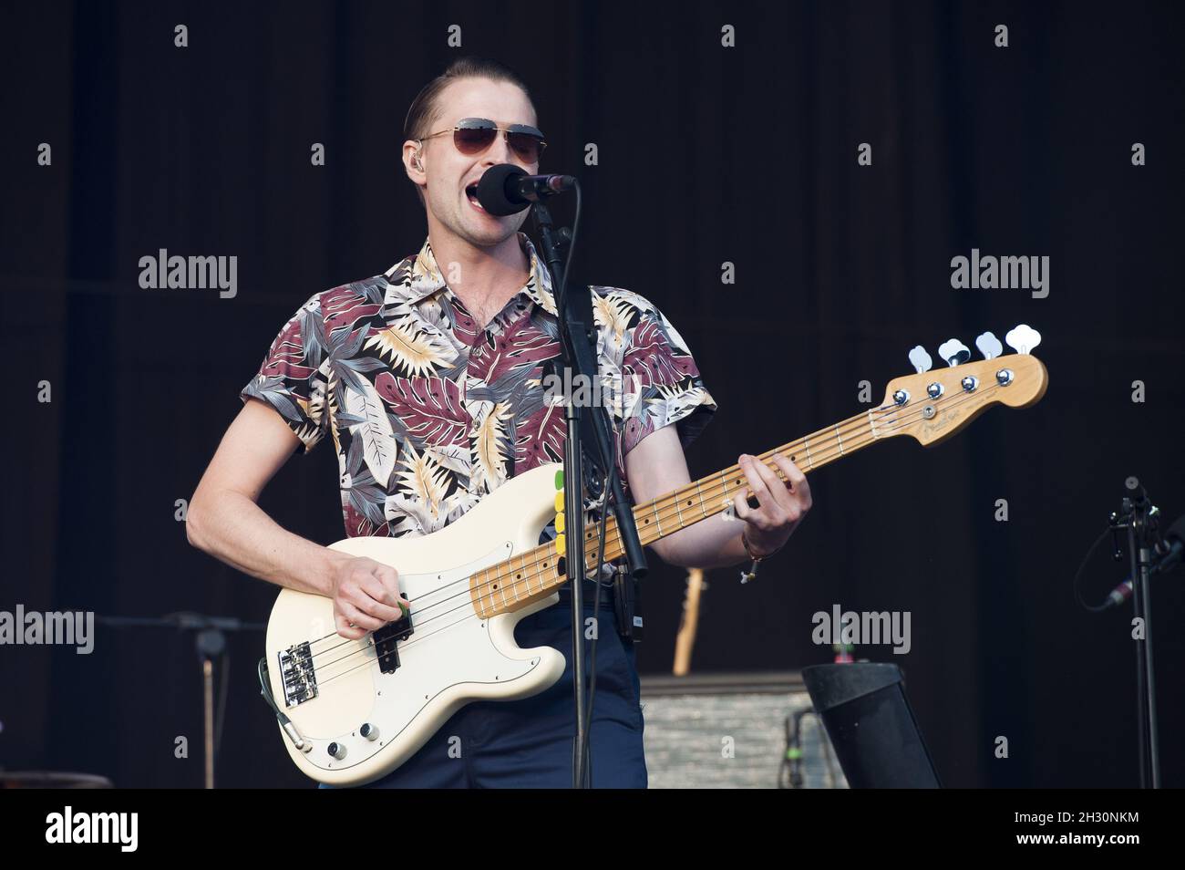 Hayden Thorpe of Wild Beasts performs live on stage on day 3 of ...