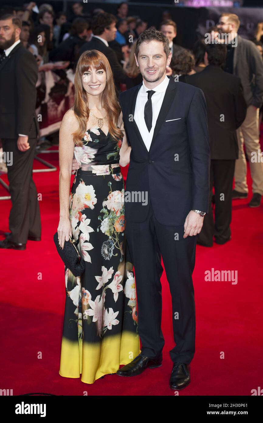 Gary Shore (Director) and guest arrive at the Dracula Untold premiere ...