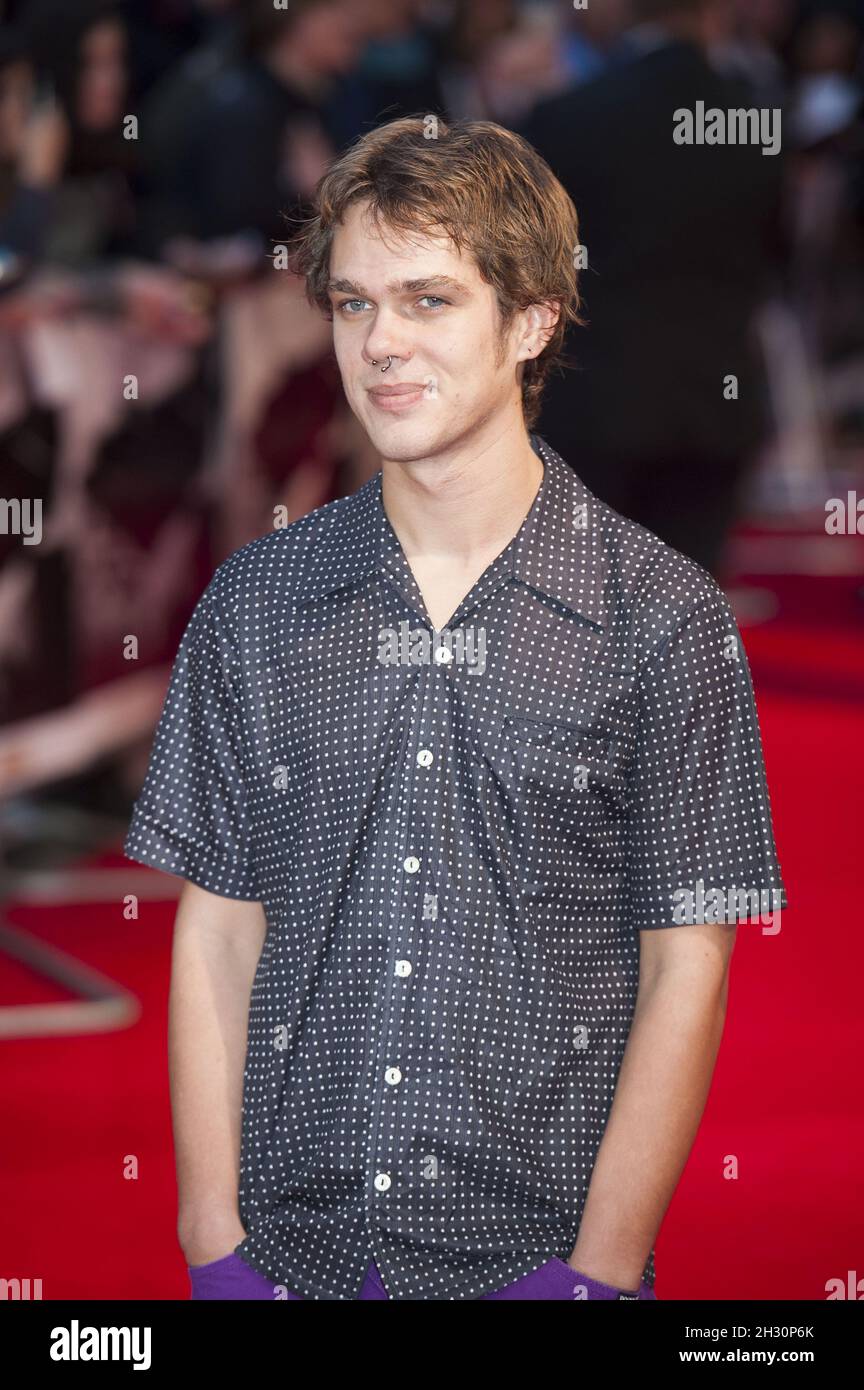 Ellar Coltrane attends the Dracula Untold premiere at the Odeon ...