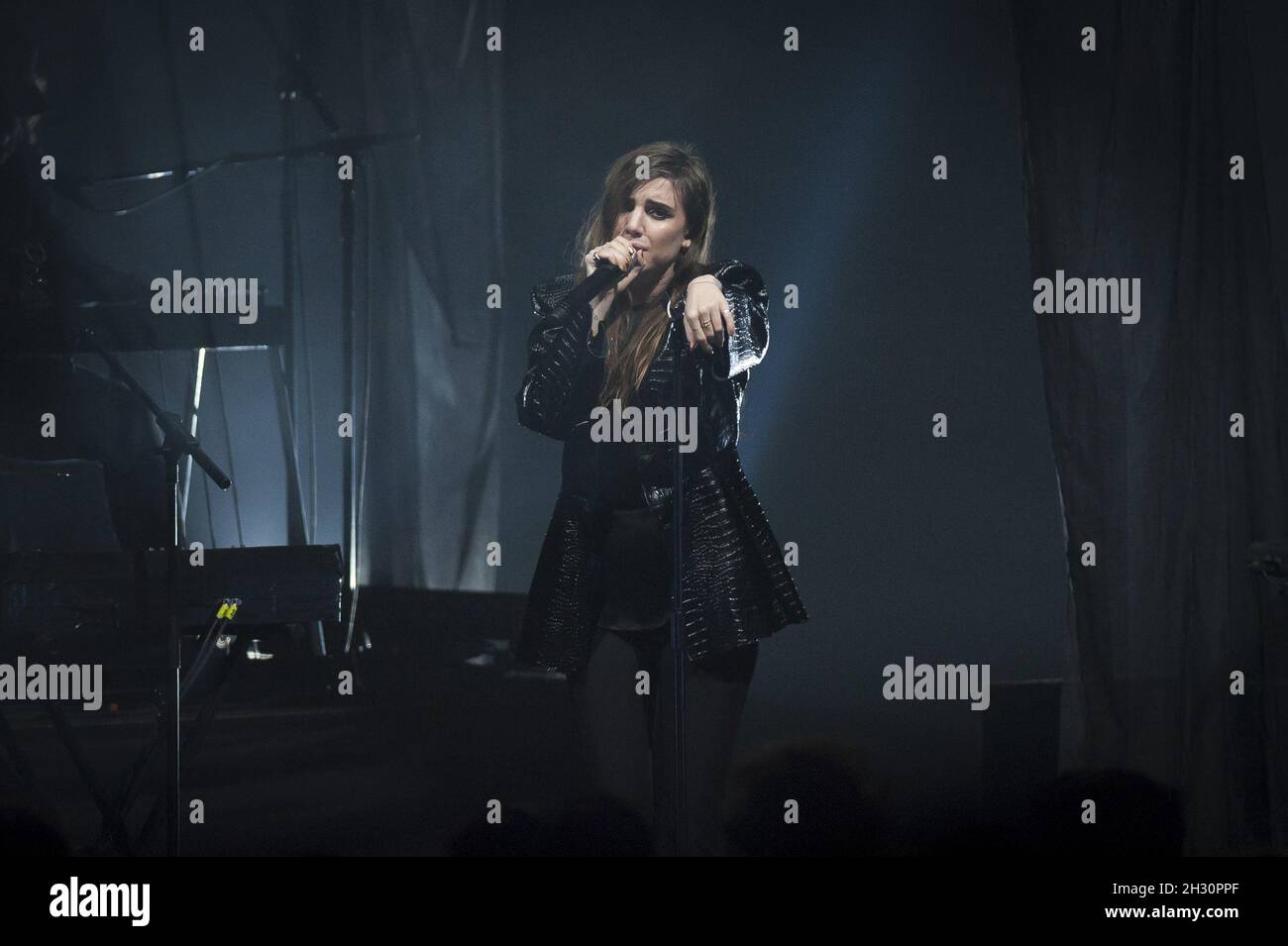 Lykee Li performs live on stage at the Hammersmith Apollo - London ...