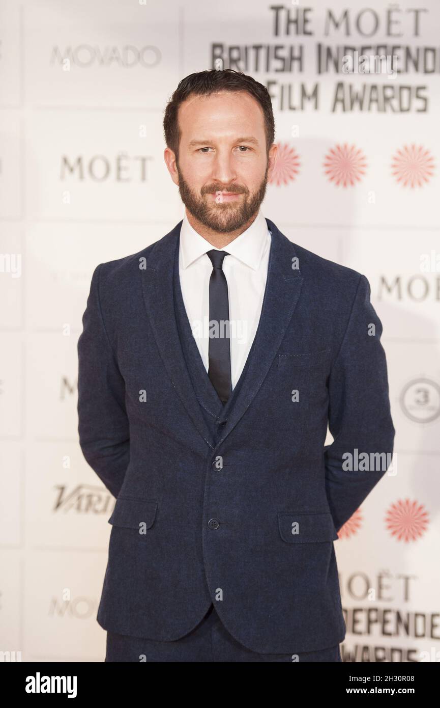 Morgan Matthews arrives at The Moet British Independent Film Awards, at ...