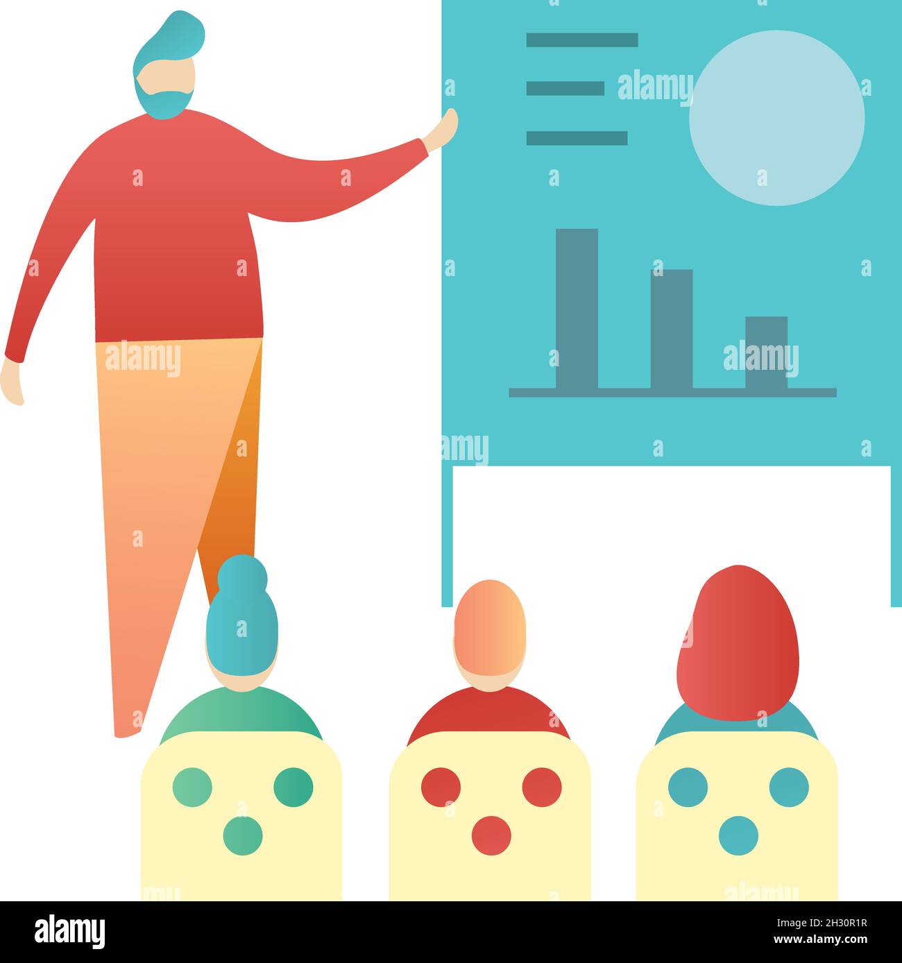 Business training vector team conference flat icon Stock Vector Image ...