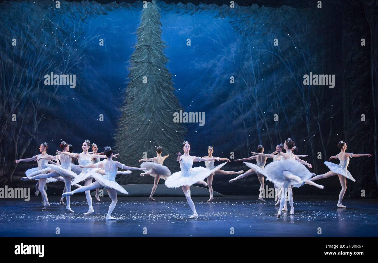English National Ballet dancers perform in English National Ballet's ...