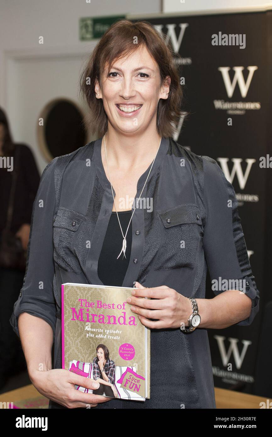 Miranda hart at the signing of her new book hi-res stock photography ...