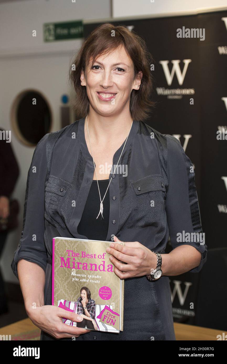 Miranda hart at the signing of her new book hi-res stock photography ...