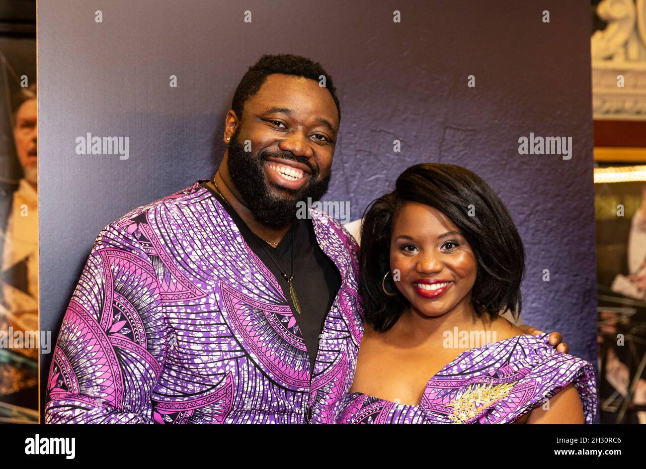 New York, NY - October 22, 2021: Tamar Greene and Lindsay Roberts ...