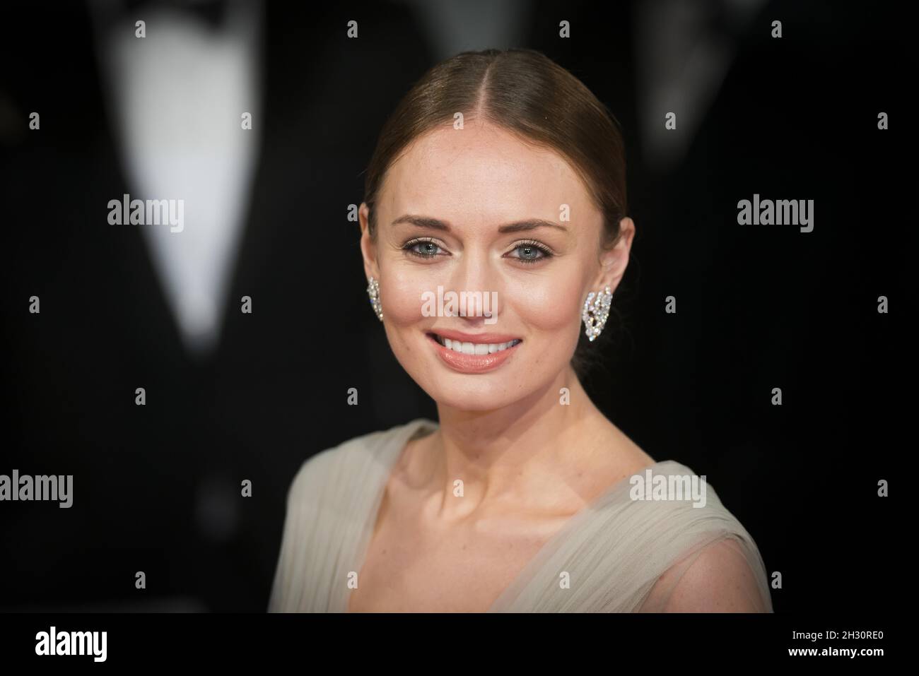 Laura haddock arriving at the ee british academy film 2015 hi-res stock ...