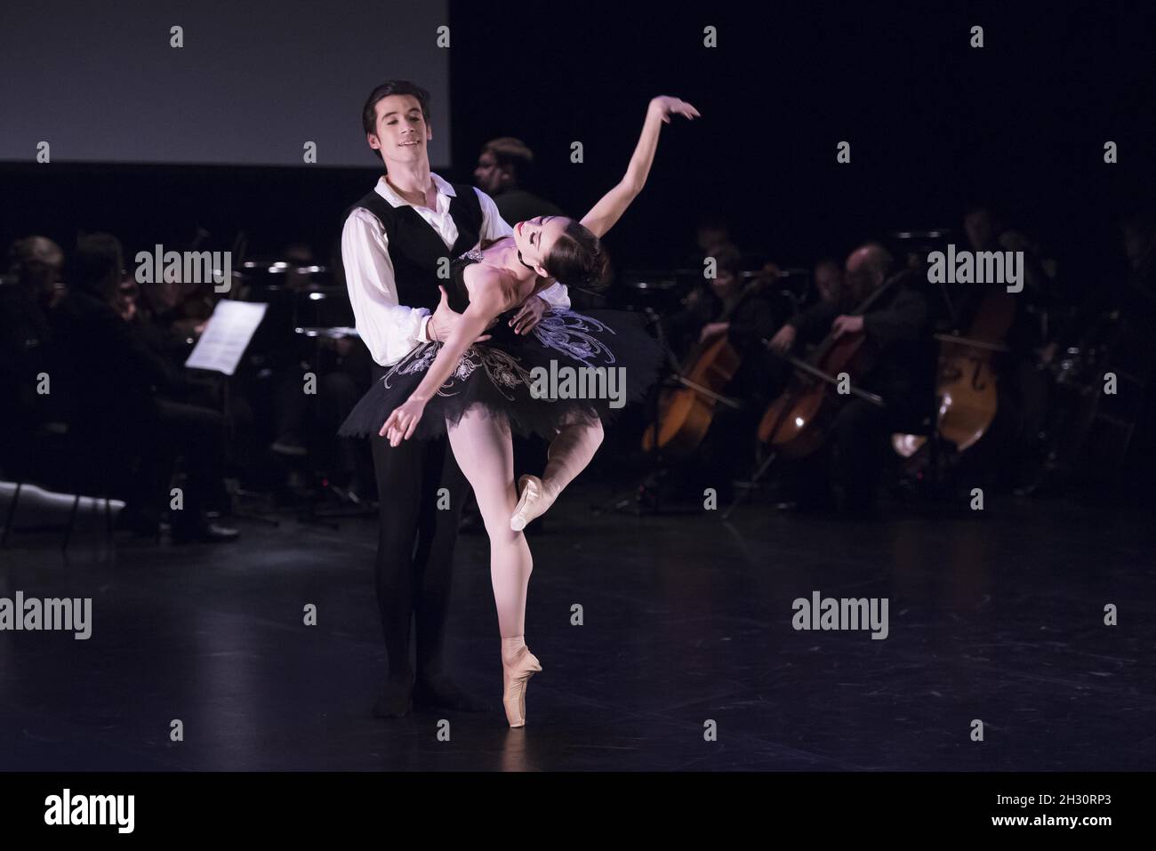 Anjuli Hudson and Victor Menezes rehearse Satanella in English National ...